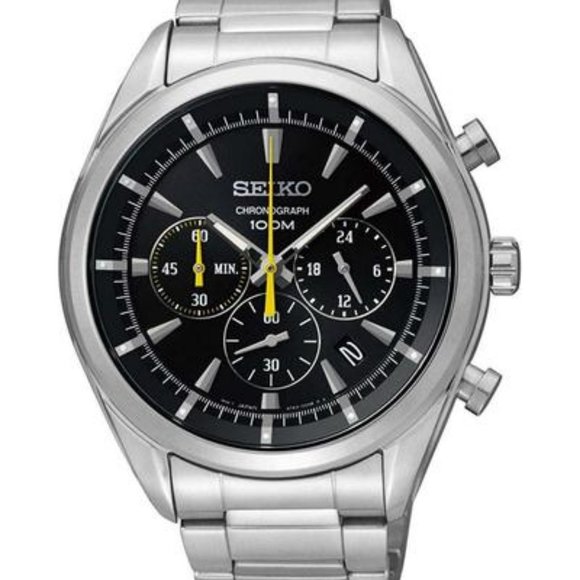 Seiko | Accessories | Seiko Chronograph Analog Quartz Hardlex Crystal ...
